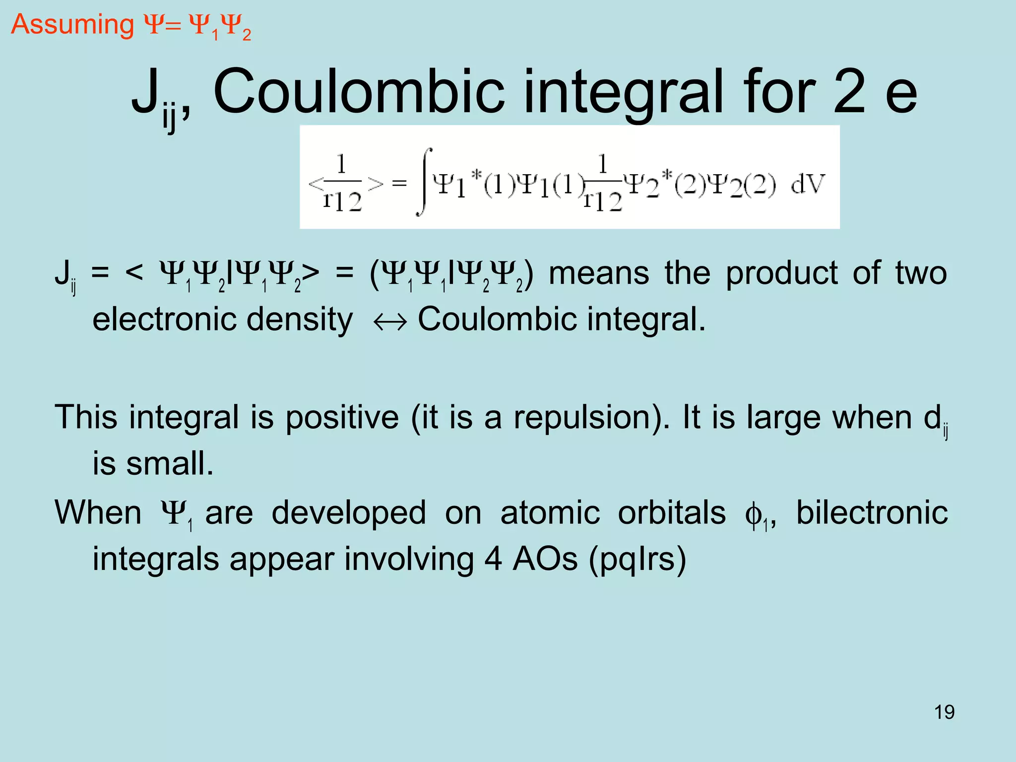 Hartree Fock Theory Ppt