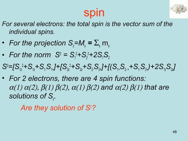 Hartree Fock Theory Ppt