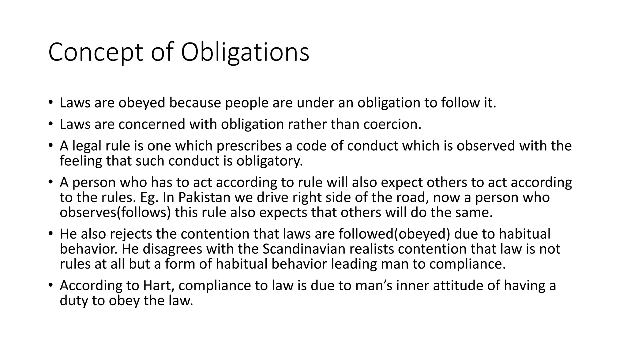 Harts Concept of law- | PPTX