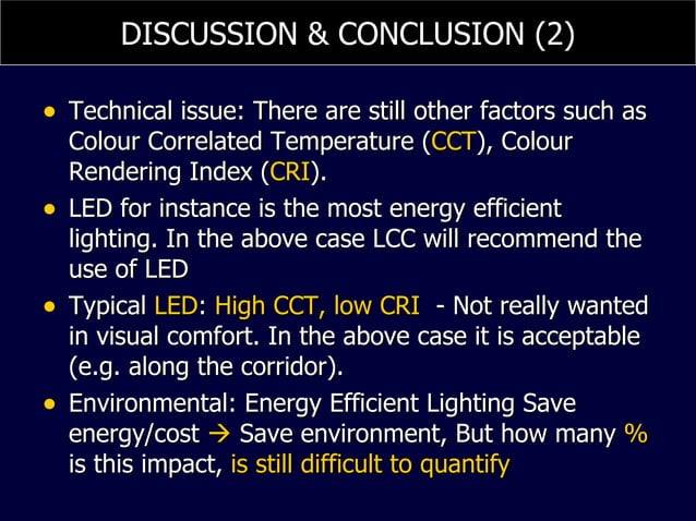 LIFE CYCLE COST (LCC) FOR SUSTAINABLE BUILDING | PPT