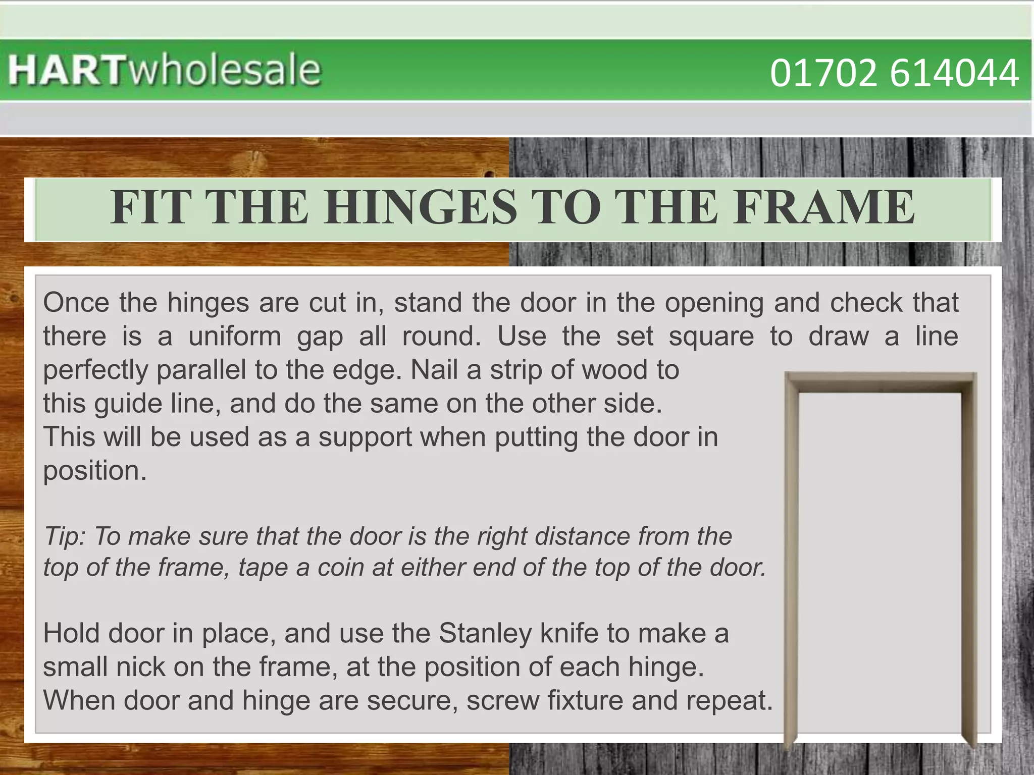 HOW TO DO EASY DIY: Hanging A Door | PPTX