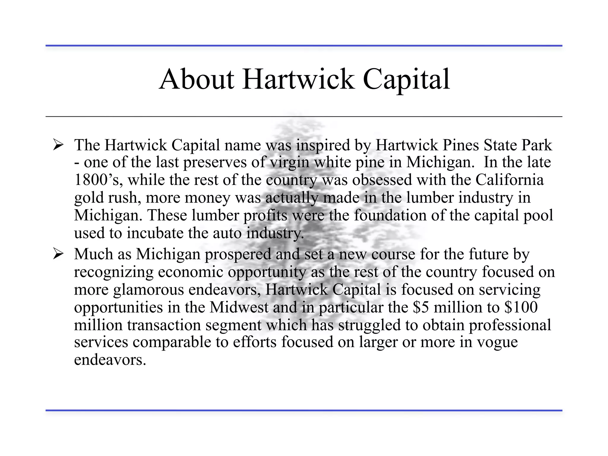Hartwick Presentation | KEY