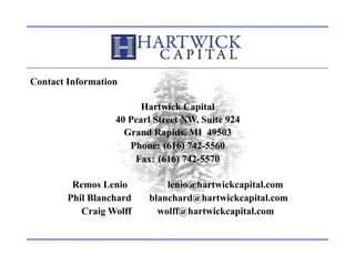 Hartwick Presentation | KEY