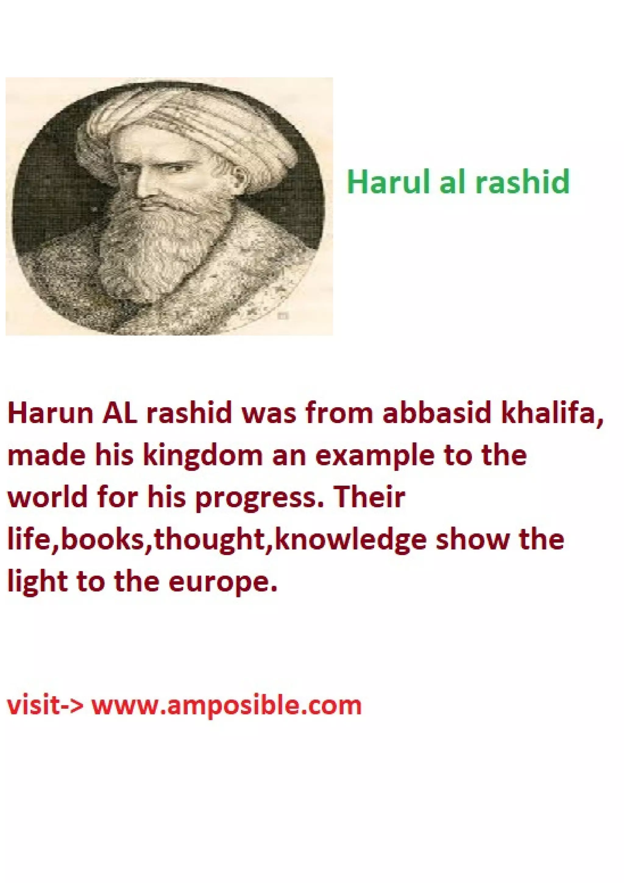 Harun al rashid | PDF