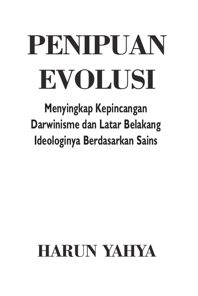 Harun yahya penipuanevolusi