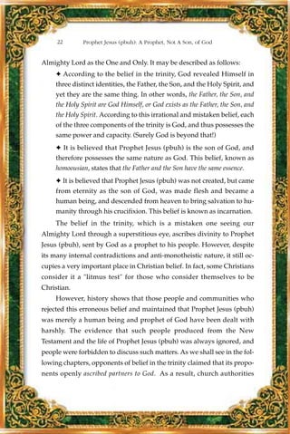 Harun Yahya Islam Prophet Jesus (Pbuh) A Prophet Not A Son Of God | PDF