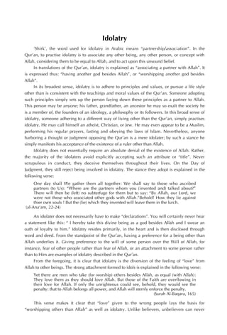 Harun Yahya Islam The Basic Concepts In The Quran | PDF