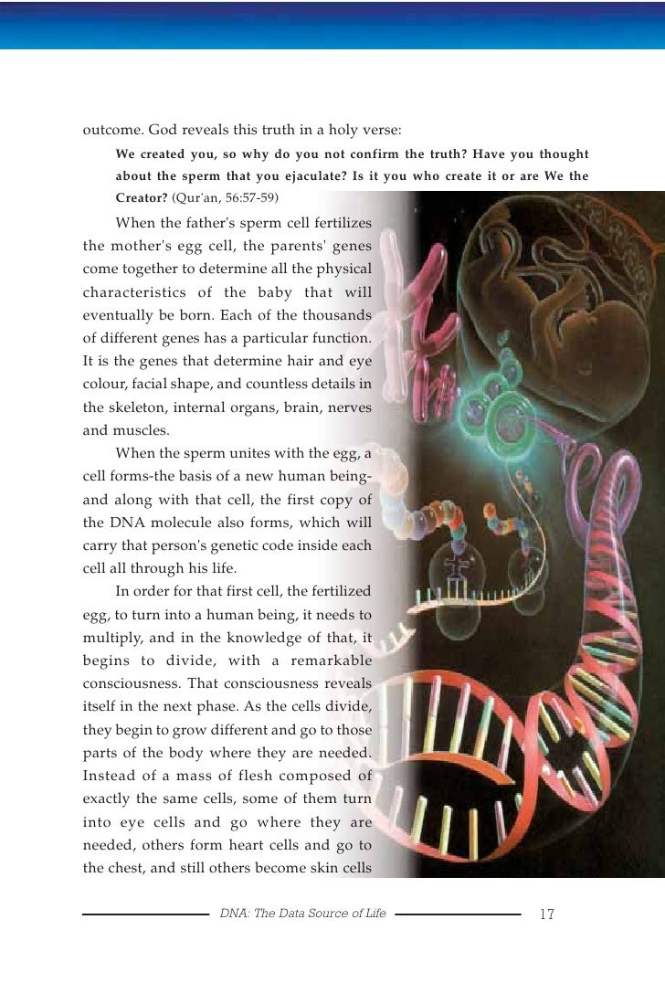 Harun Yahya Islam The Miracle Of Creation In Dna