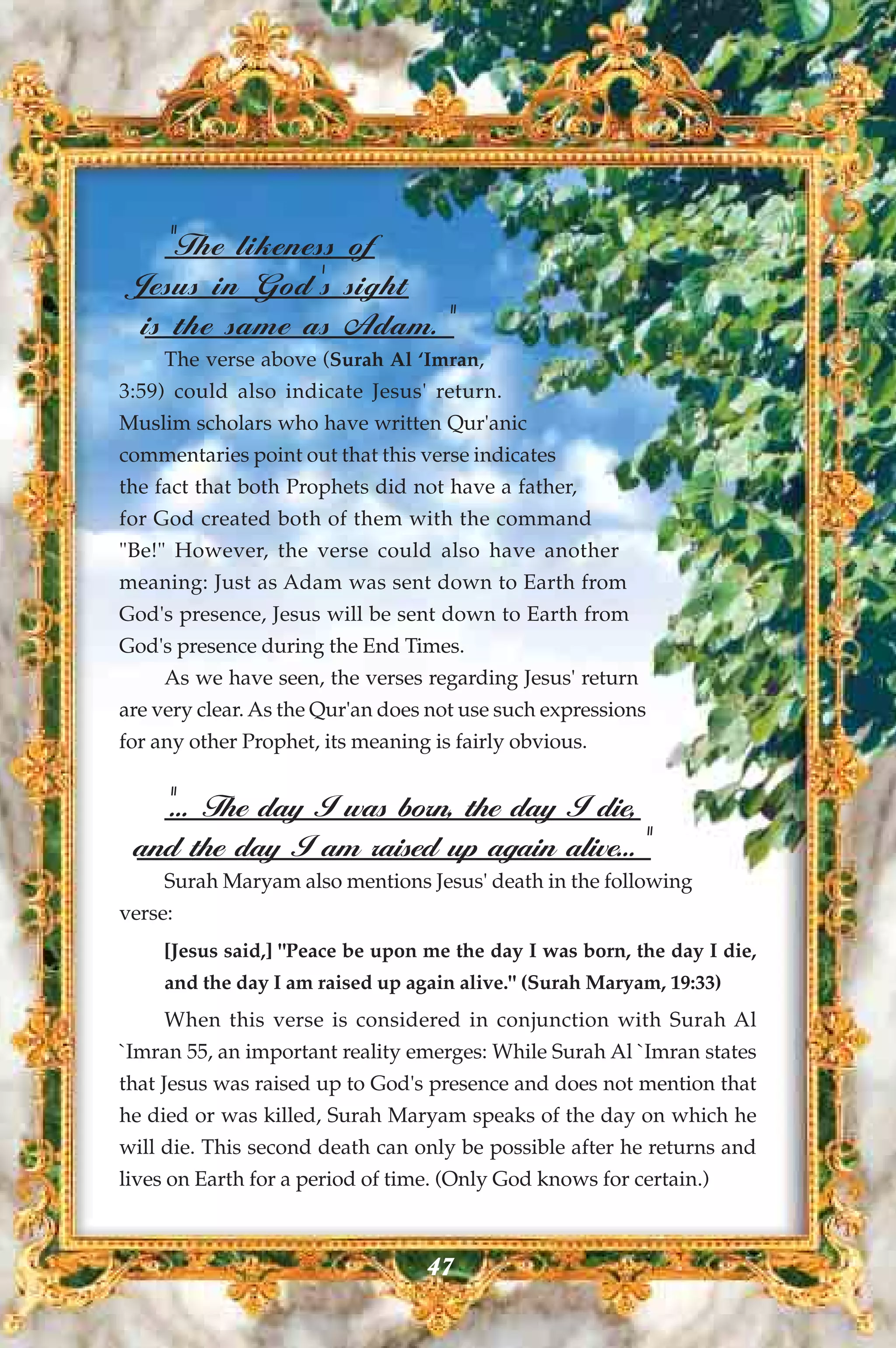 Harun Yahya Islam The Signs Of Jesus (Pbuh) Second Coming | PDF