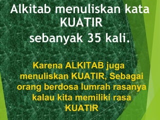 Haruskah kita khawatir | PPT