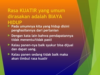 Haruskah kita khawatir | PPT