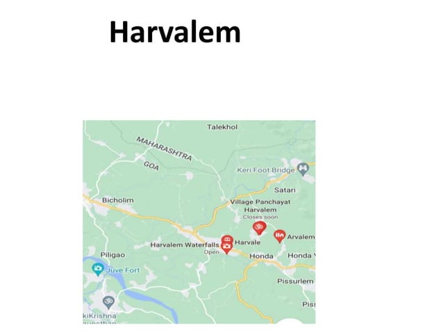 Harvalem-caves goan historical site to visit | PPT