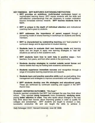 Harvard Eval Executive Summary B I F F | PDF