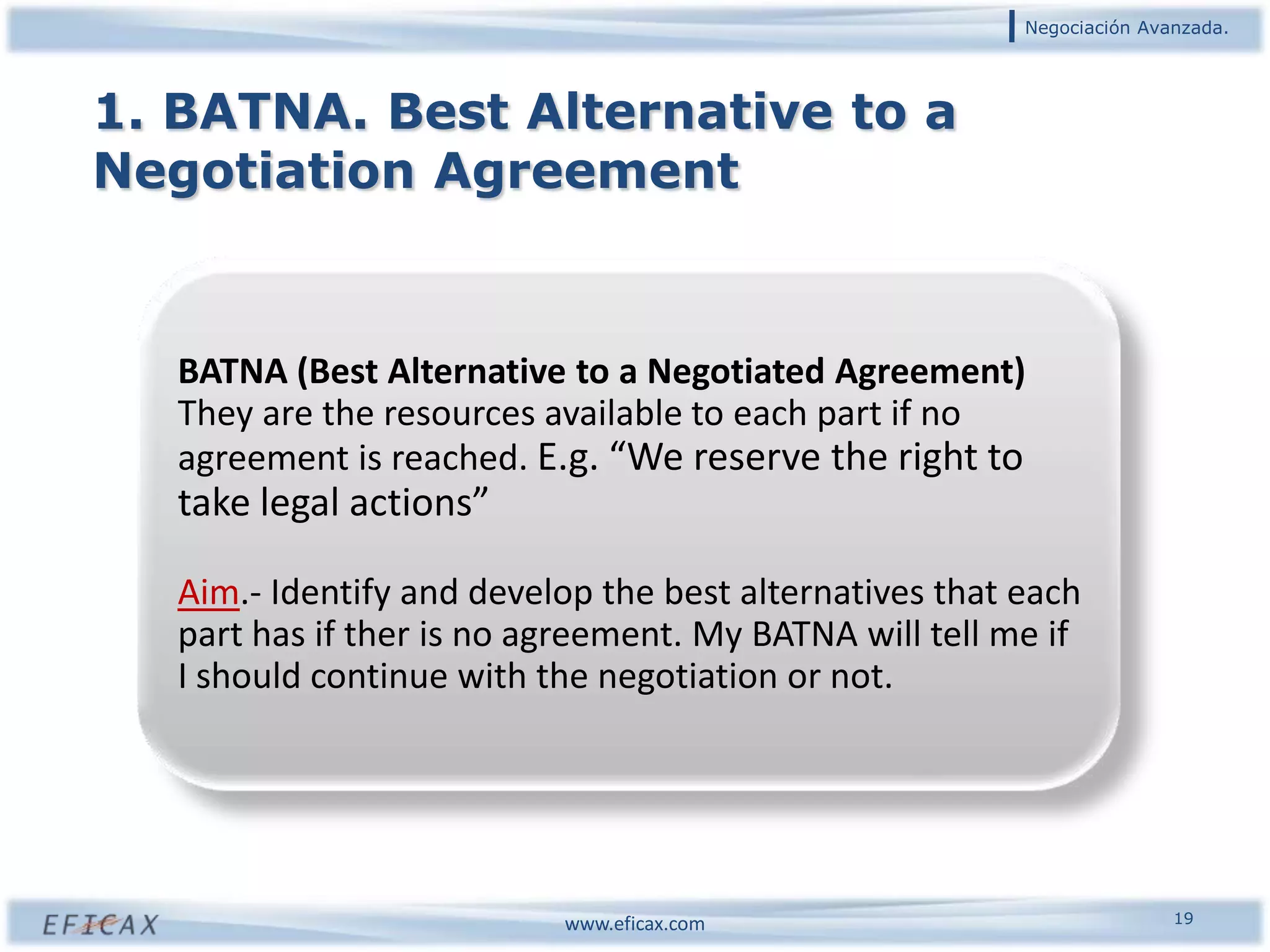 The Harvard Negotiation Method | PPTX