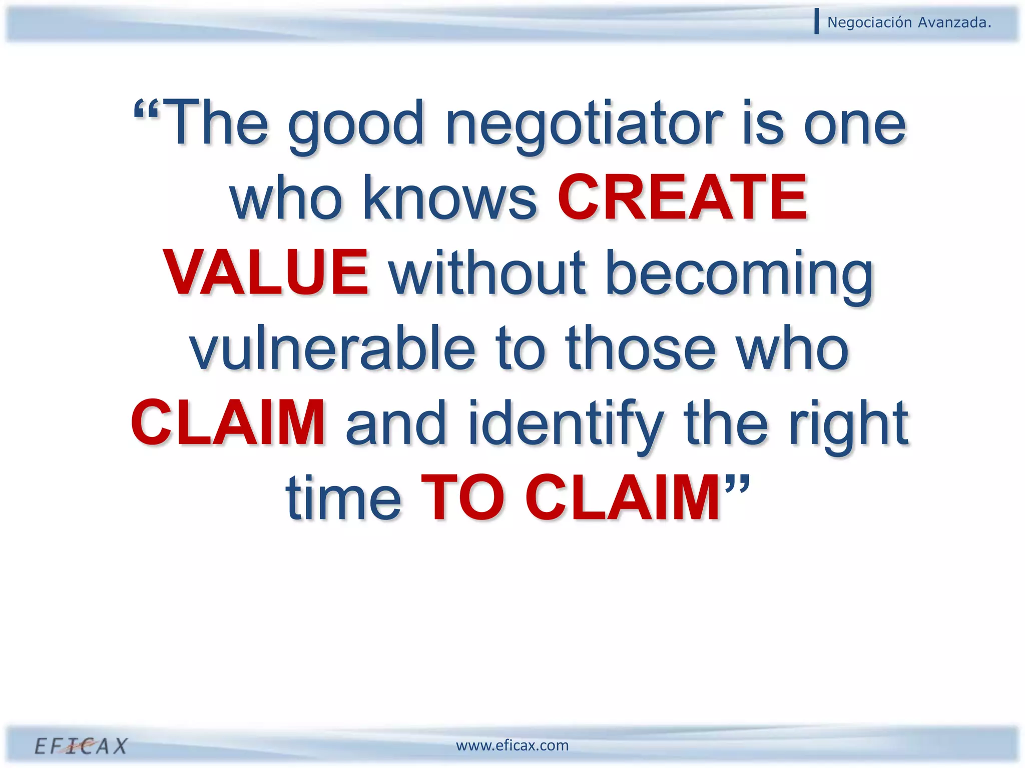 The Harvard Negotiation Method | PPTX