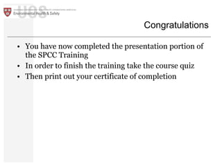 SPCC Training | PPT