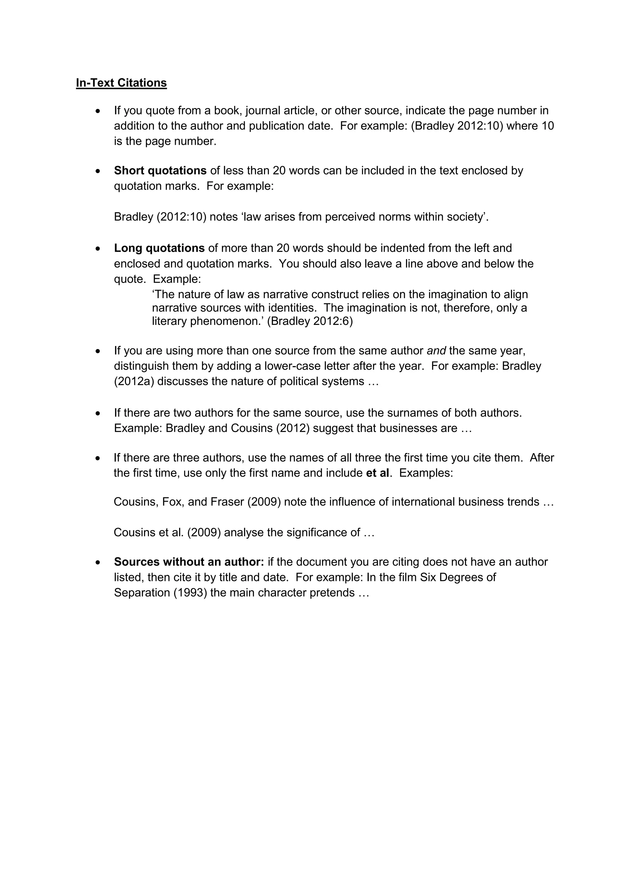 Harvard Referencing Style | PDF