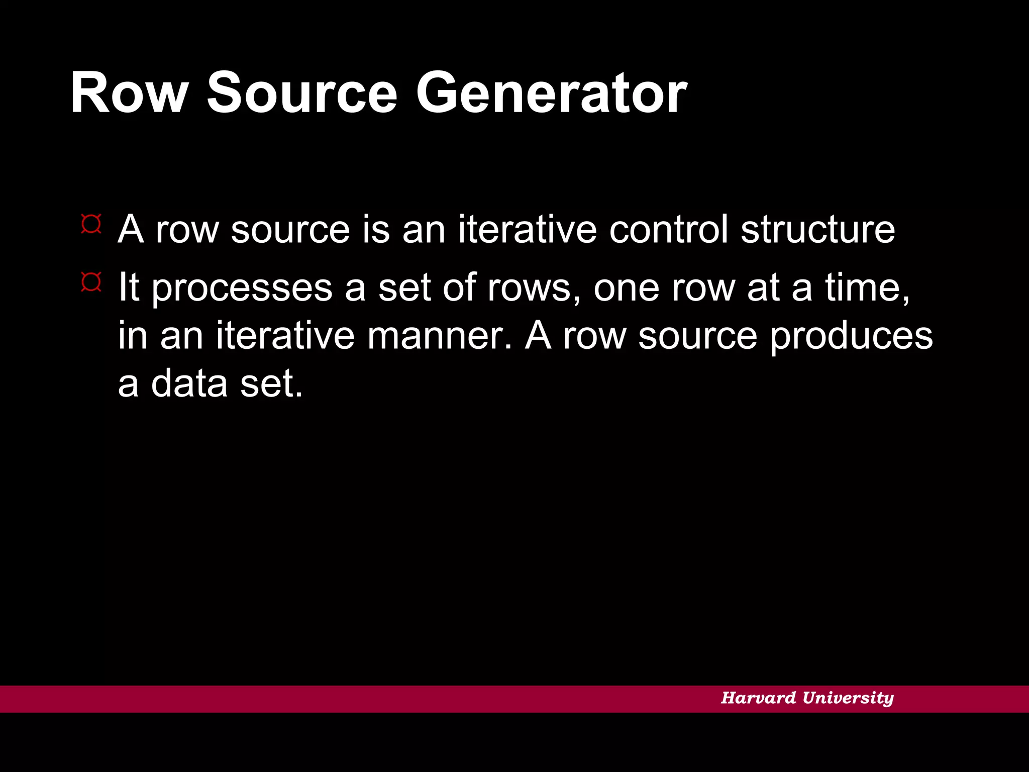Harvard University database | PPT | Databases | Computer Software and ...