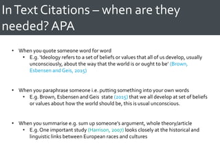 Harvard apa referencing store