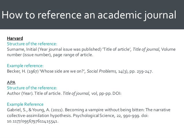 Harvard and APA referencing