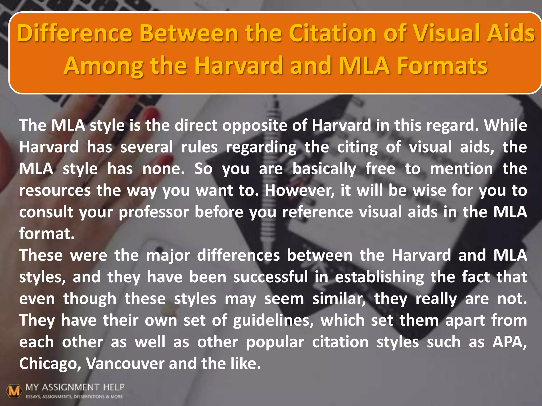 Differences Between Harvard And MLA Referencing Styles | PPT