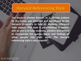 Differences Between Harvard And MLA Referencing Styles | PPTX