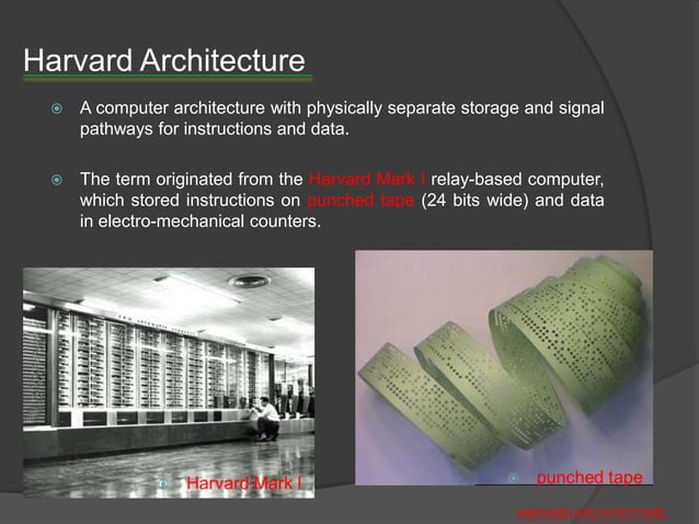 Harvard architecture | PPTX