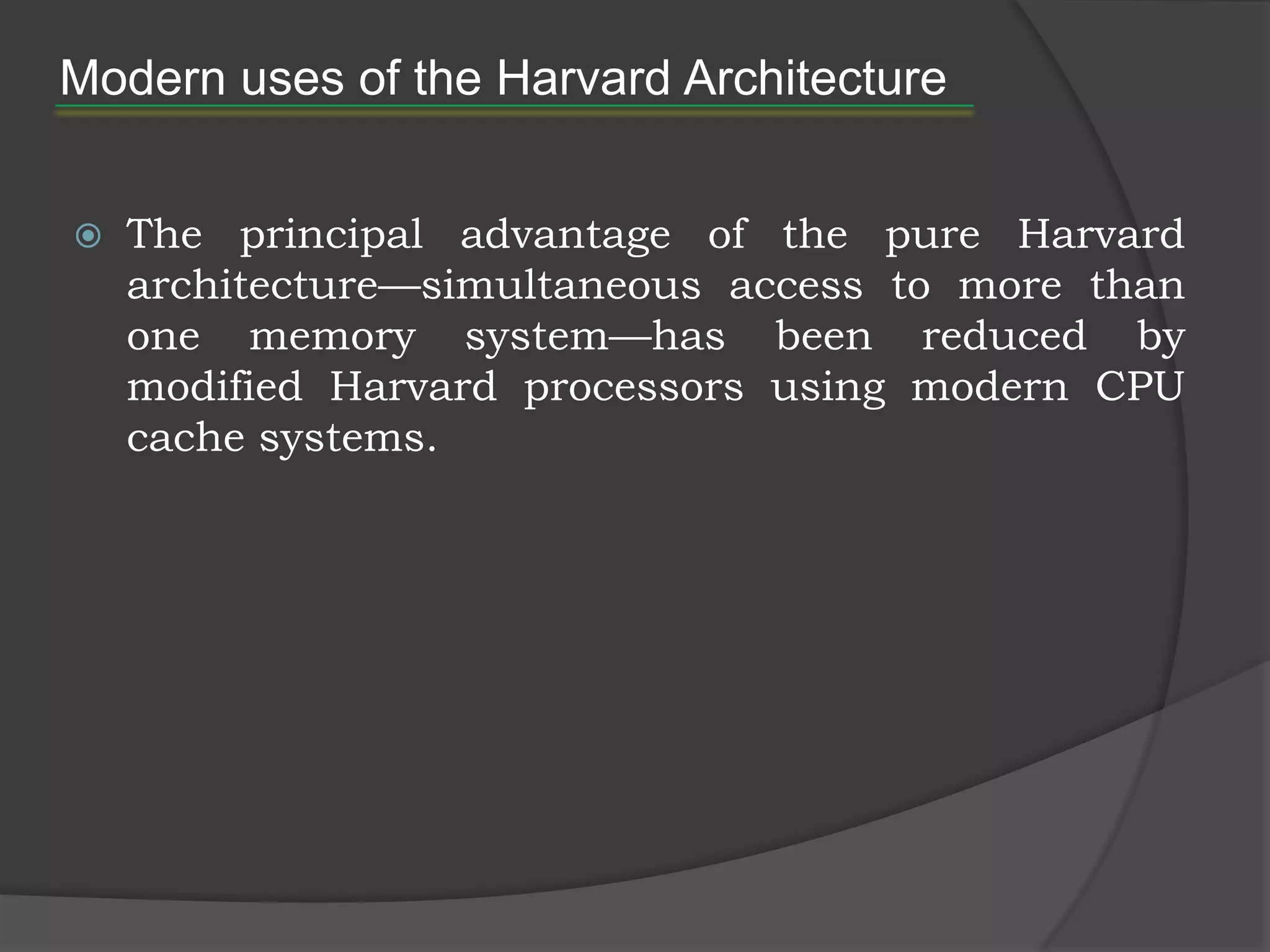 Harvard architecture | PPTX