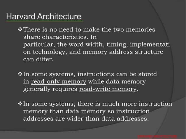 Harvard architecture | PPT