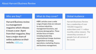 Harvard business review deconstruction | PPT