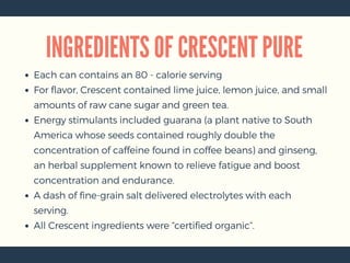 Crescent Pure - Harvard Case Study | PPT