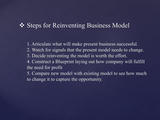Harvard Business Review Reinventing Your Business Model | PPTX