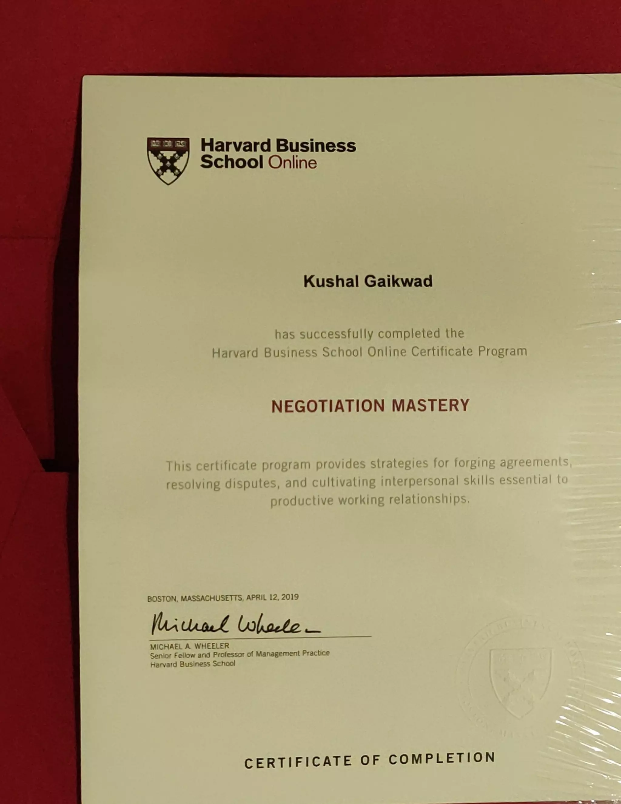 Harvard Business School - Negotiation Mastery | PDF