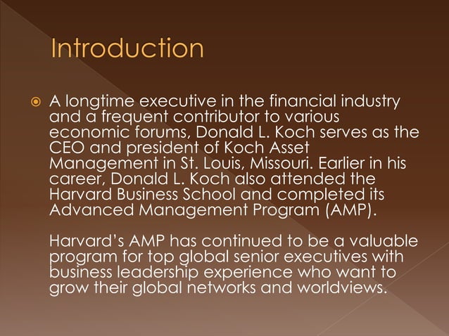 Harvard Business School’s Advanced Management Program | PPT