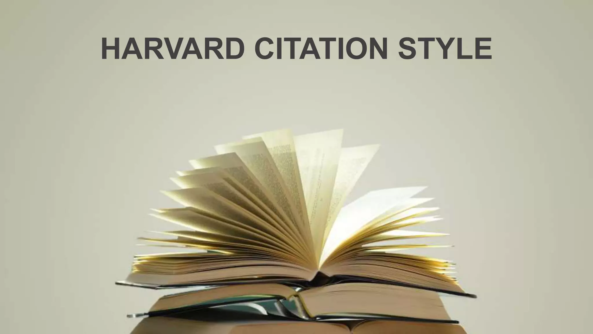 Harvard citation style | PPTX