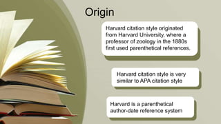 Harvard citation style | PPTX