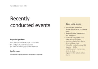 Harvard Club Russia Presentation | PDF