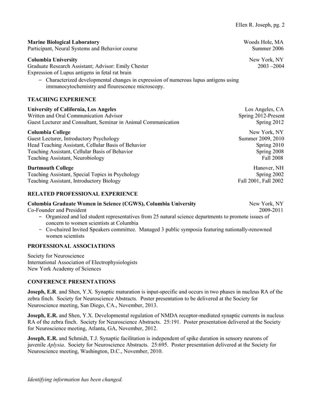 CV format and cover letters asper Harvard University | PDF