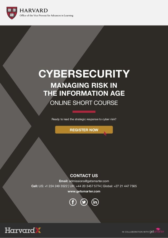 Harvard cybersecurity online_short_course_prospectus