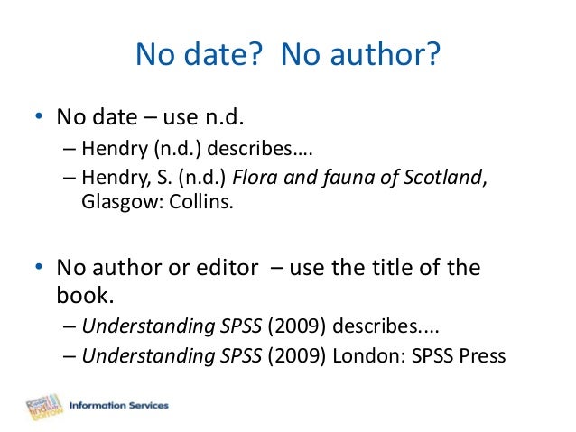 Citing & Referencing - Harvard