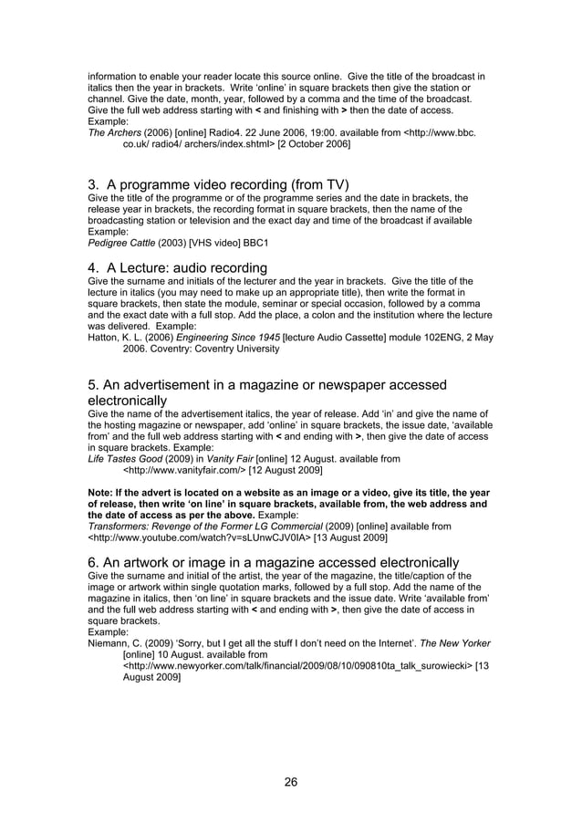 Harvard guide v3.0.1 | PDF