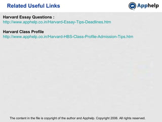 Harvard interview questions | PPT | Business | Business and Finance