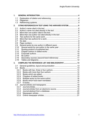 Harvard Referencing | PDF