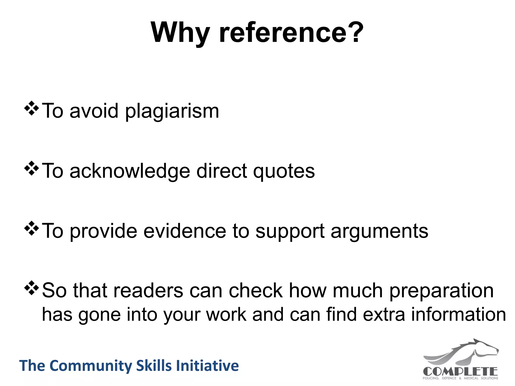 Harvard referencing | PPT