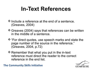 Harvard referencing | PPT