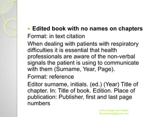 Harvard referencing | PPTX