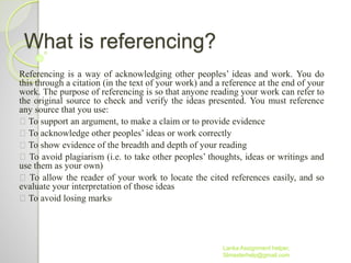 Harvard referencing | PPTX