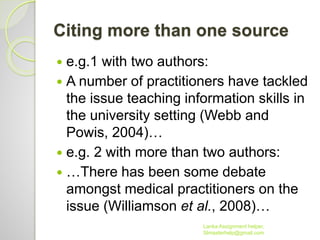 Harvard referencing | PPTX
