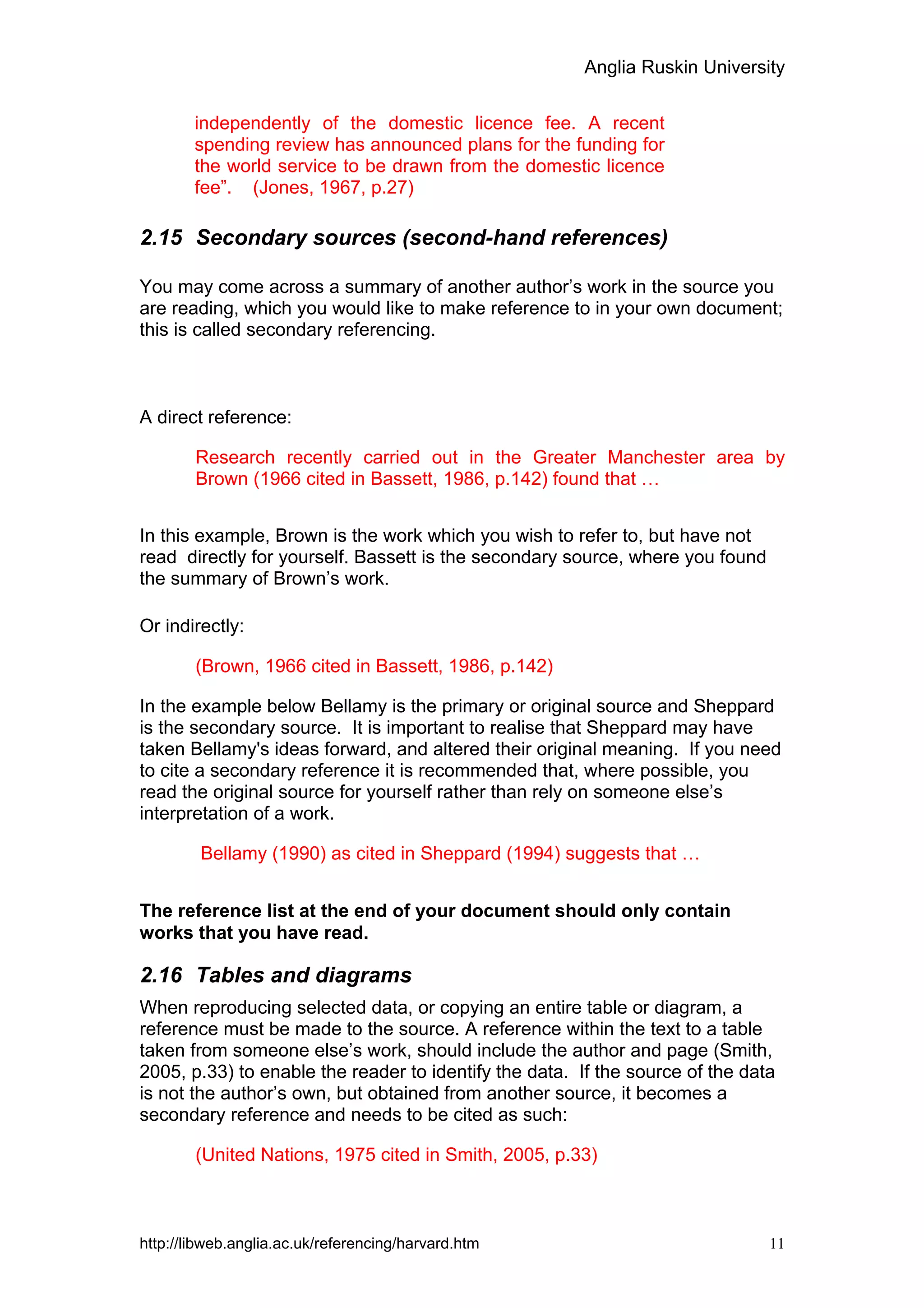 Harvard referencing 2011 | PDF