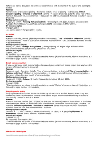 Harvard referencing examples | PDF